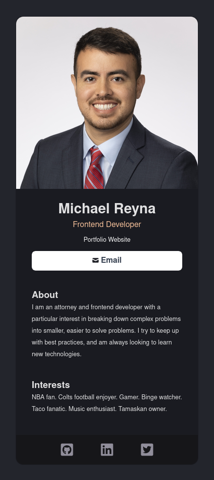 GitHub - MReyna12/digital-business-card: A simple digital business card.