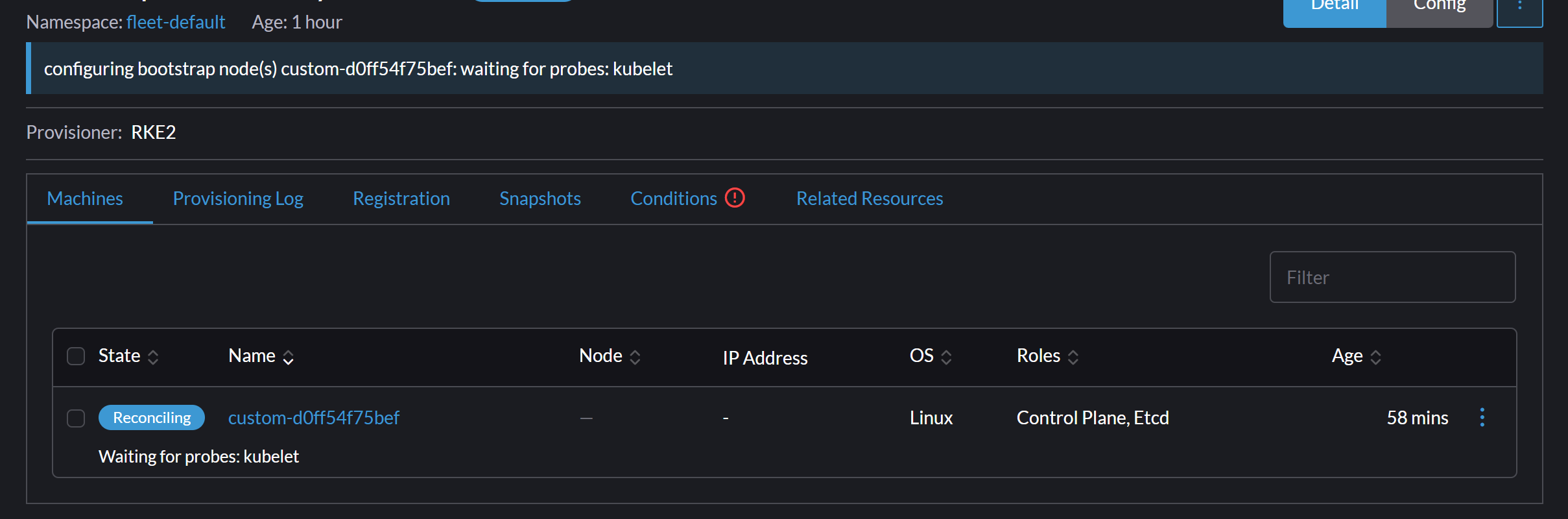 [BUG] Wrong flag passed to rke2 binaries while provisioning RKE2 cluster from Rancher UI · Issue ...