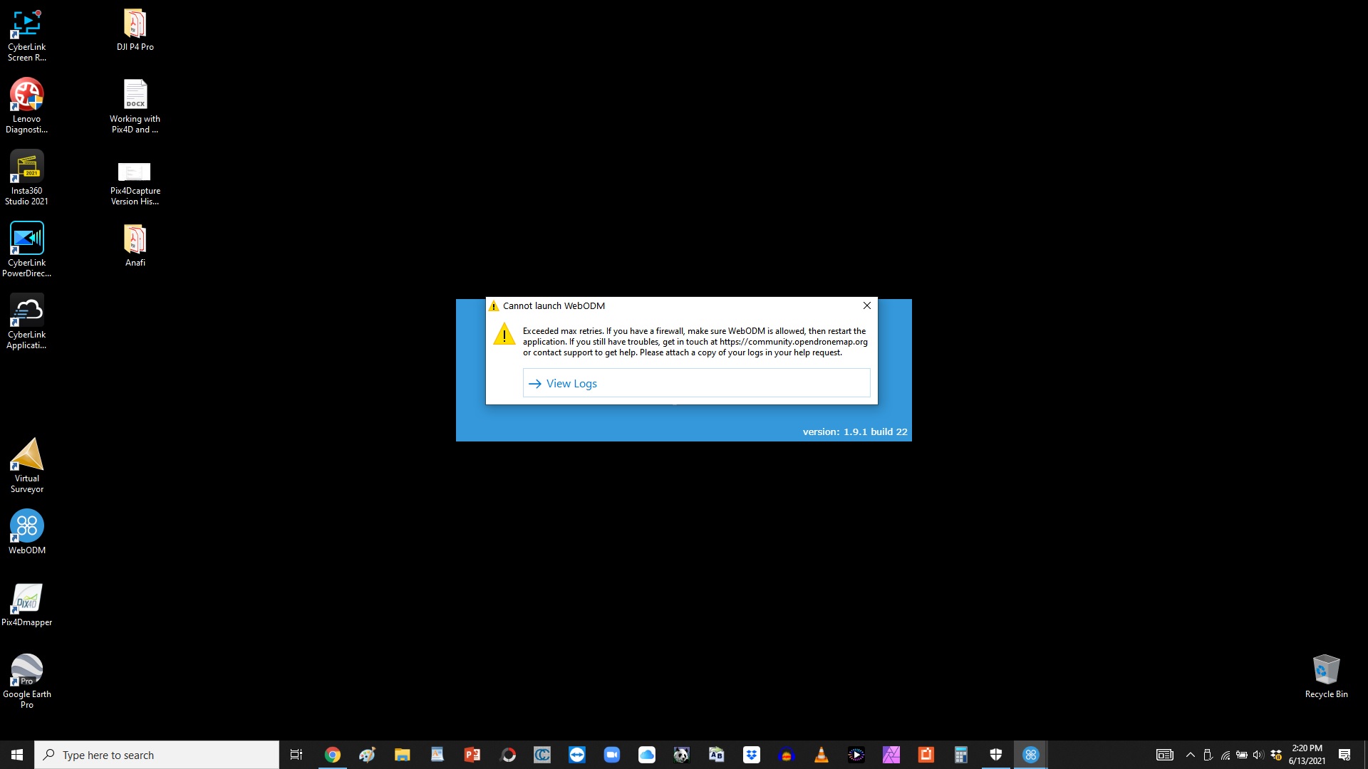 Webodm Message To User Cannot Process Dataset · Issue 1000 · Opendronemap Webodm · Github