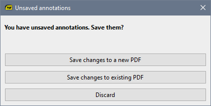 "Unsaved annotations" dialog should have Cancel button · Issue #2119 · sumatrapdfreader ...