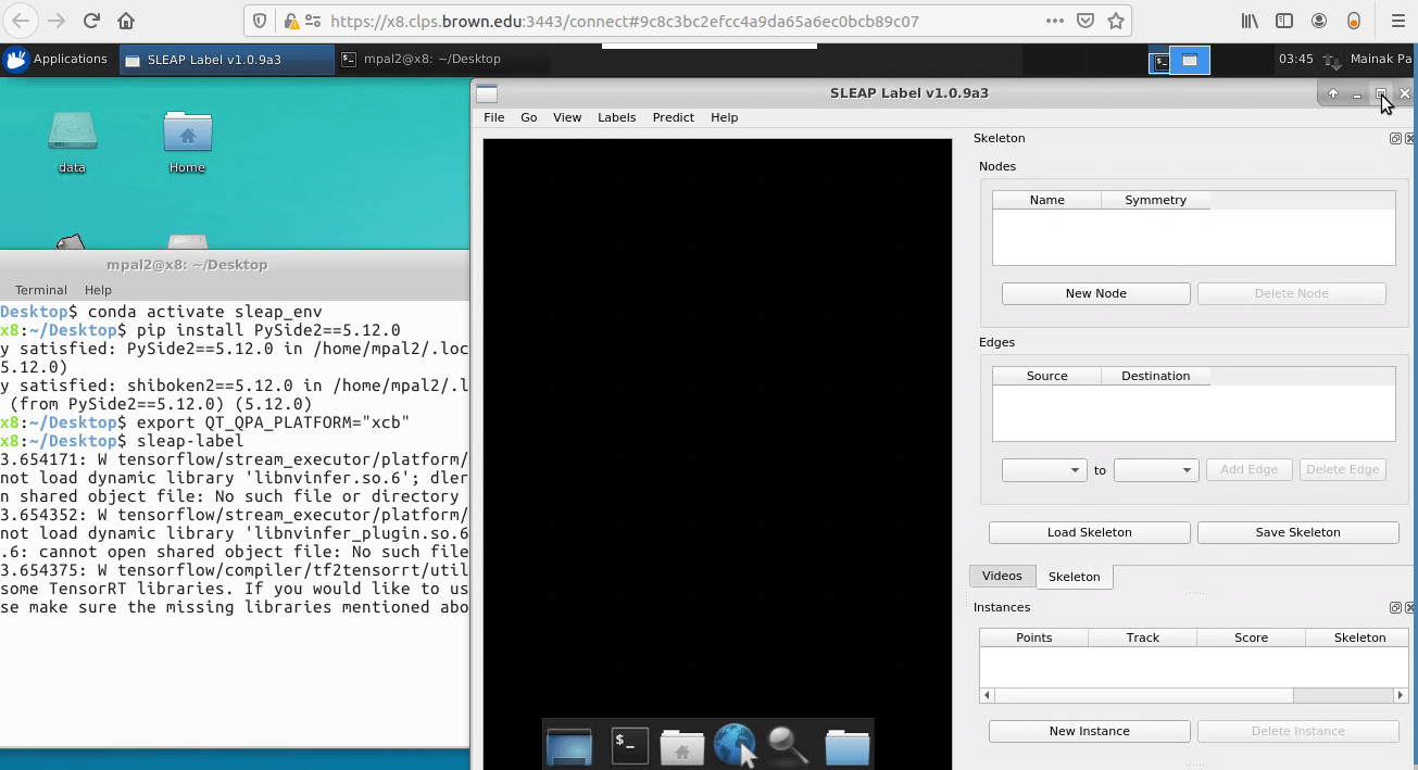 Problem with GUI · Issue #393 · talmolab/sleap · GitHub