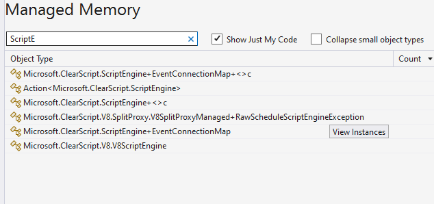 how to release parameters which pass to v8scriptitem · Issue #405 · microsoft/ClearScript · GitHub