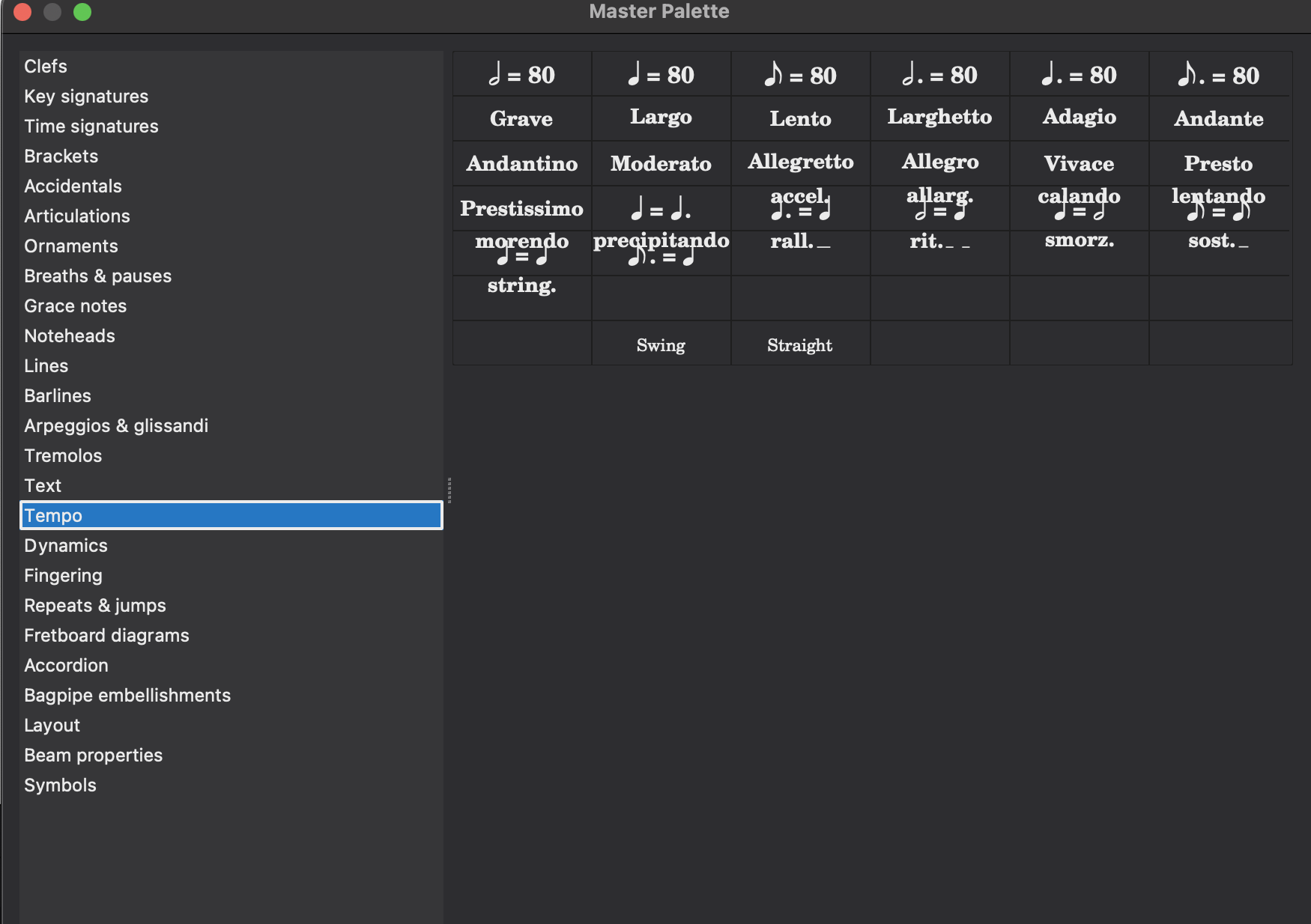 Master Pallete UI bug · Issue #16612 · musescore/MuseScore · GitHub