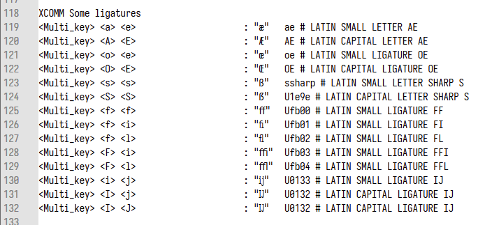 Five remaining Latin ligatures in the Alphabetic Presentation Forms ...