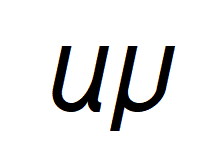 Two Mu/Microsign variants that match existing lowercase U variants ...