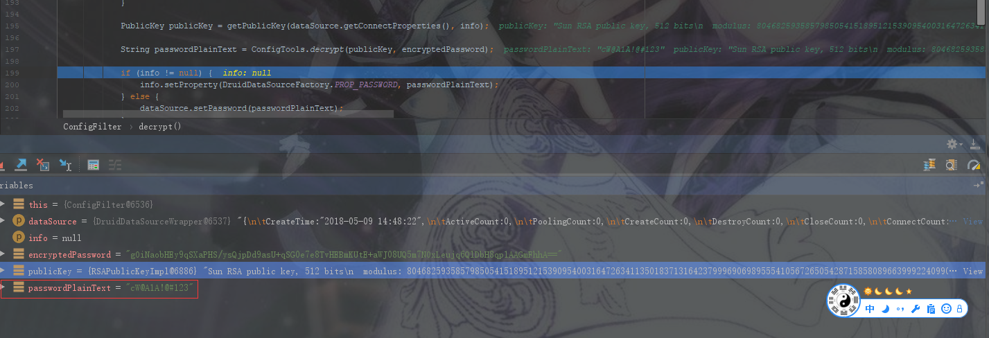 数据库密码明文中有符号^在解密之后就丢失了 · Issue #2562 · alibaba/druid · GitHub