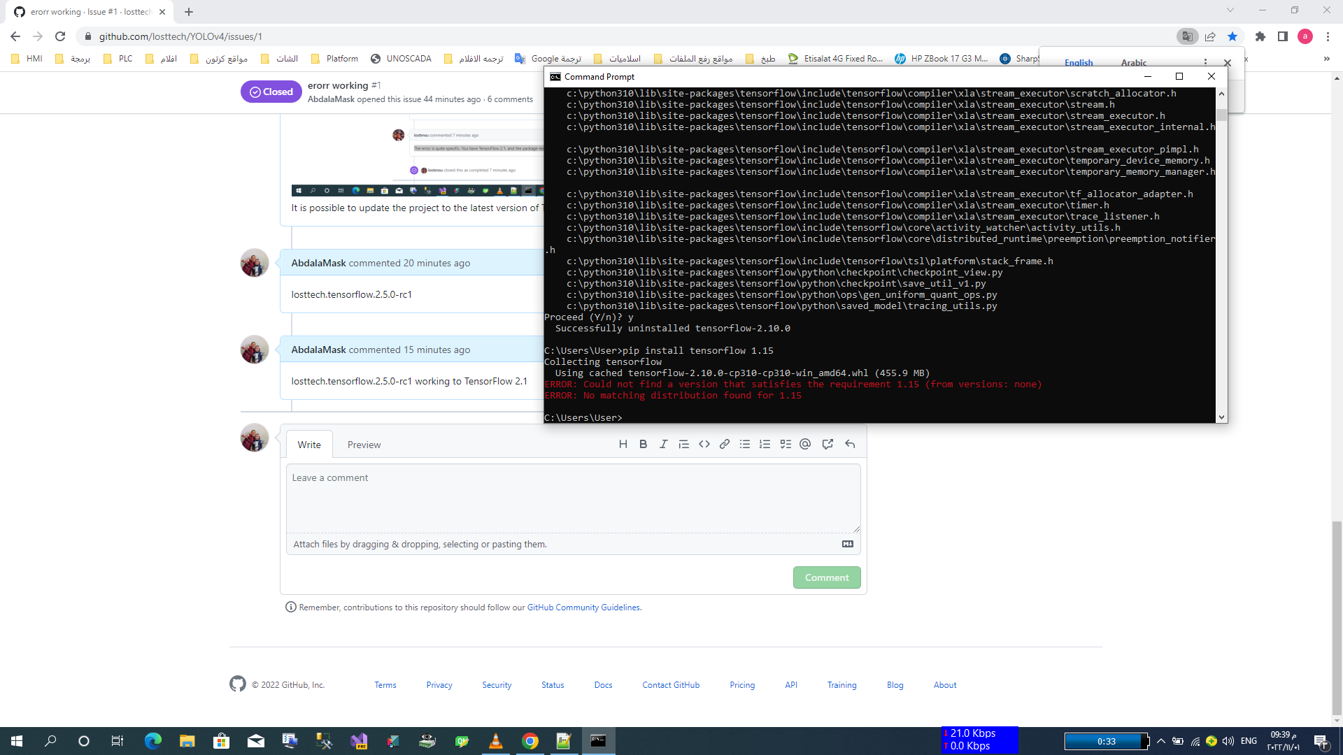 erorr working · Issue #1 · losttech/YOLOv4 · GitHub