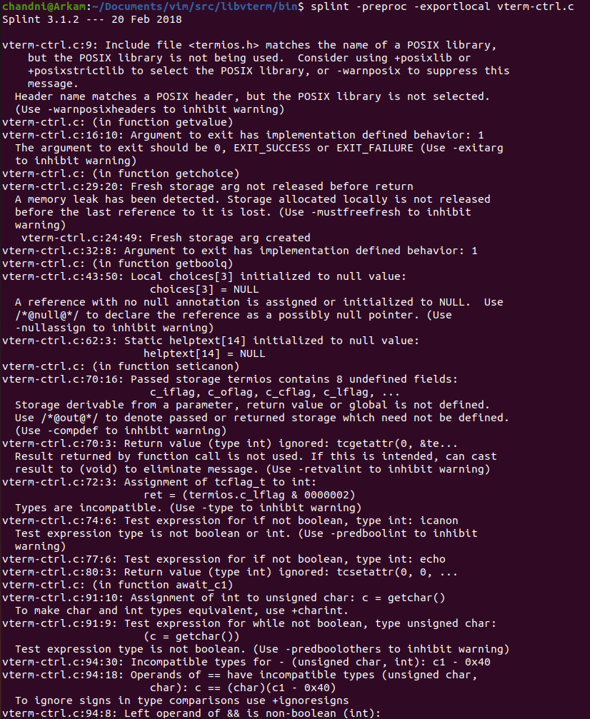 Warnings In Vterm Ctrlc · Issue 5297 · Vimvim · Github 