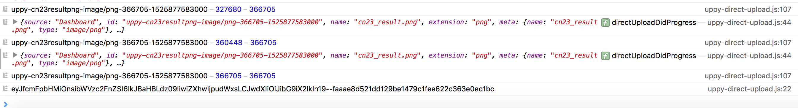 Custom Uploader plugin (completed & progress events) · Issue #912 · transloadit/uppy · GitHub
