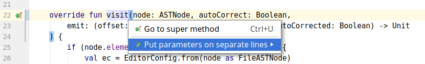 ParametersOnSeparateLinesRule can't be handled by Intellij IDEA · Issue #206 · pinterest/ktlint ...