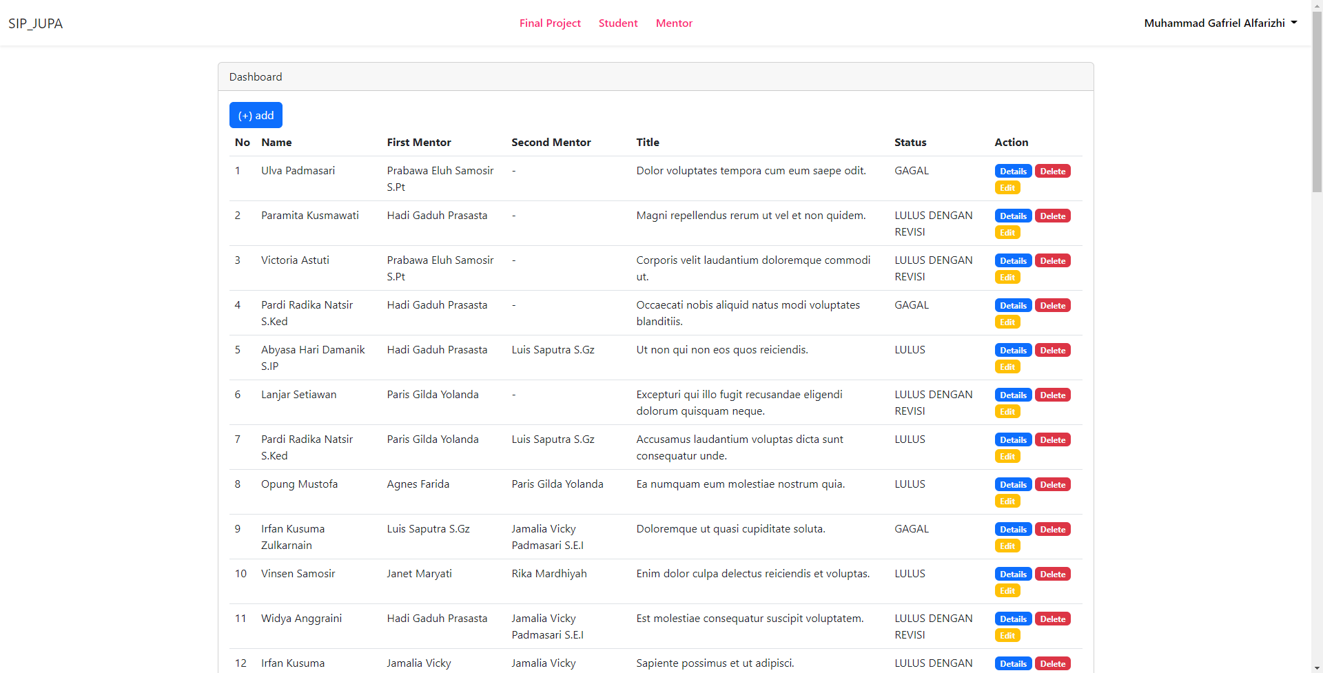GitHub - bimoadis/SIP_JUPA: final projek