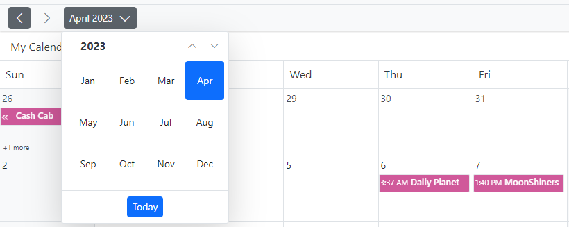 Date Picker Popup Is Not Available In Angular Can We Have This Functionality To Jump Months 1973