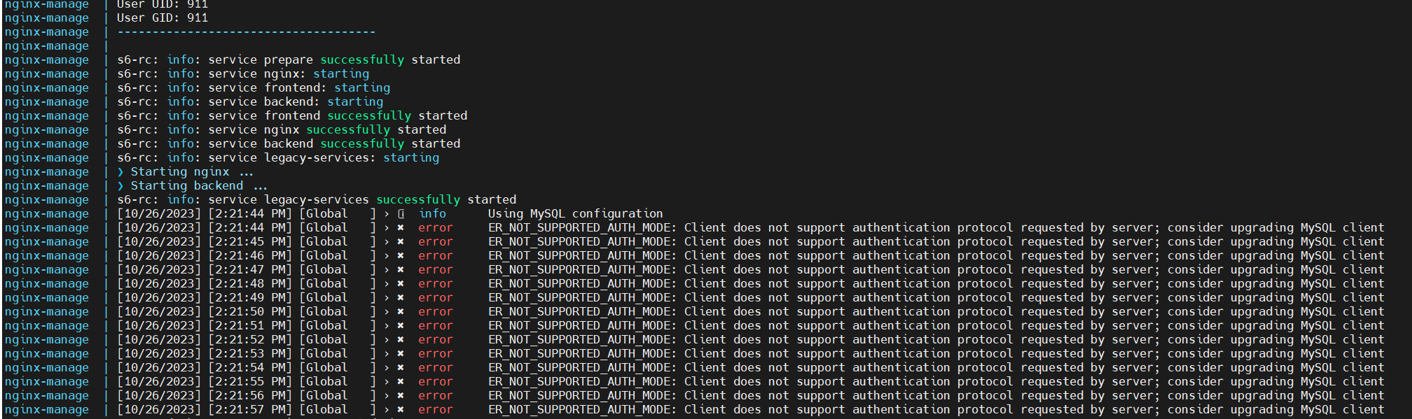 Er Not Supported Auth Mode Client Does Not Support Authentication Protocol Requested By Server