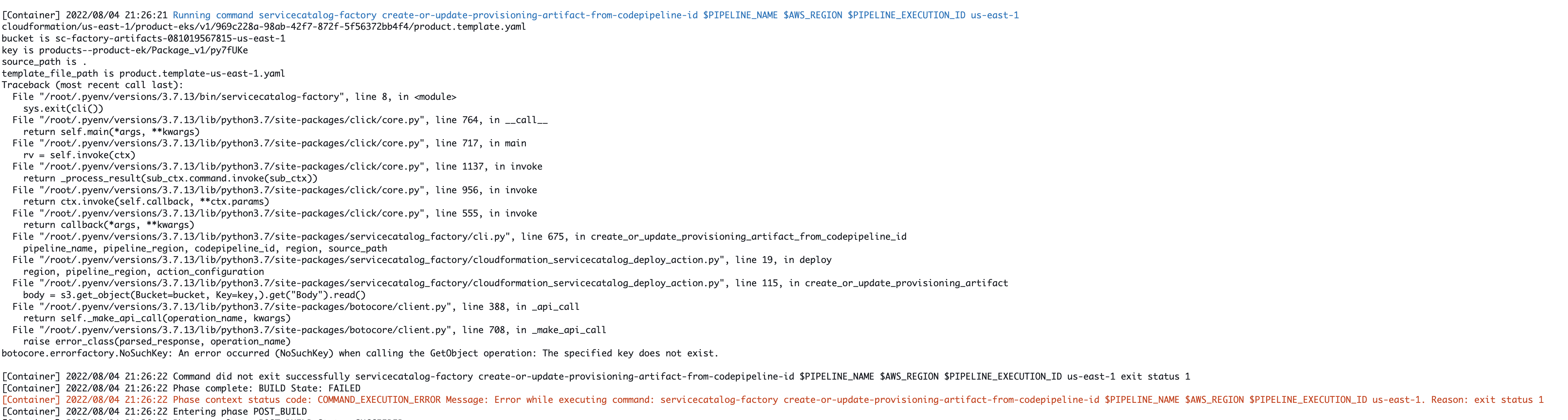 Service Catalog Factory Multi Region Deployment Failed Using Latest Version · Issue 273
