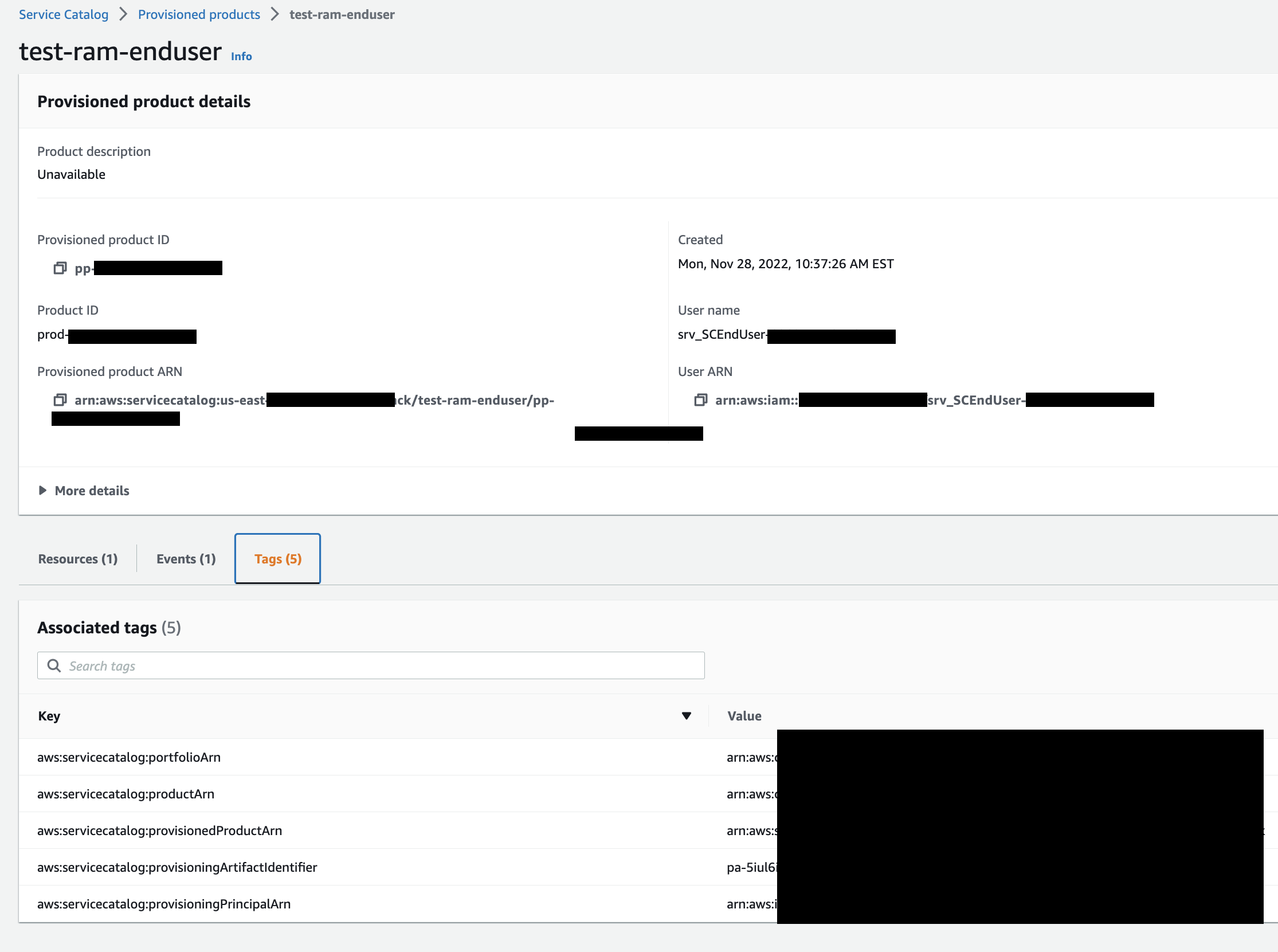 Portfolio or Product tag is not available in end products · Issue #608 · awslabs/aws-service ...