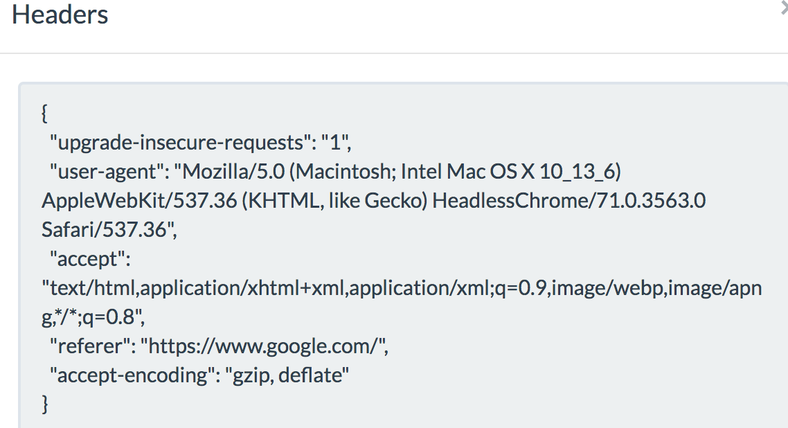 Referer not properly set as option from page.goto · Issue #3374 · puppeteer/puppeteer · GitHub