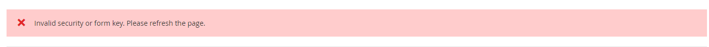 Optimizer adding rule leads to "Invalid security or form key. Please refresh the page." · Issue ...