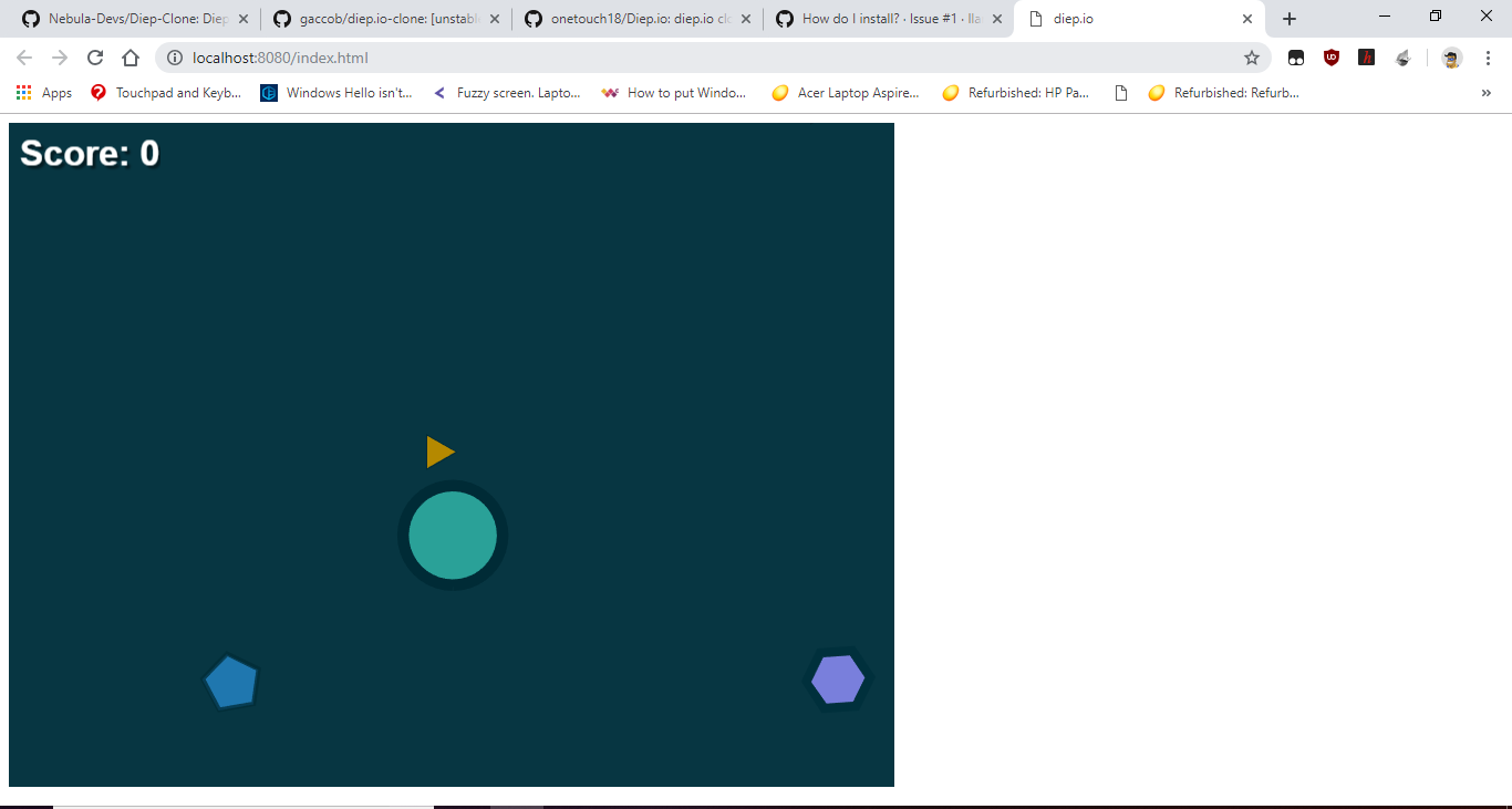 How do I install? · Issue #1 · IlanCosman/diepio-clone · GitHub