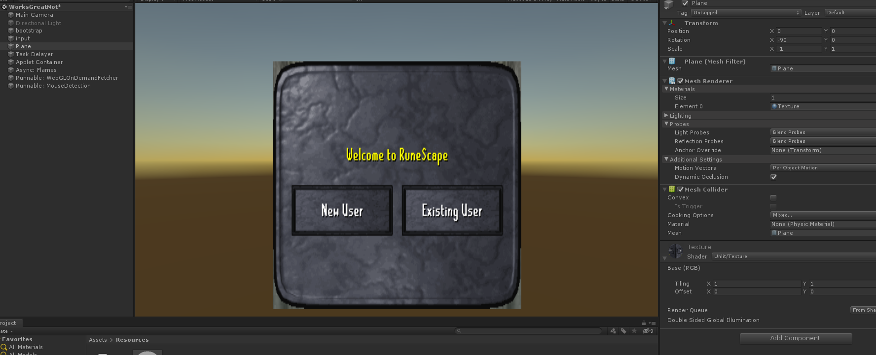 Unity Scene Example · Issue #9 · HelloKitty/RS317.Sharp · GitHub