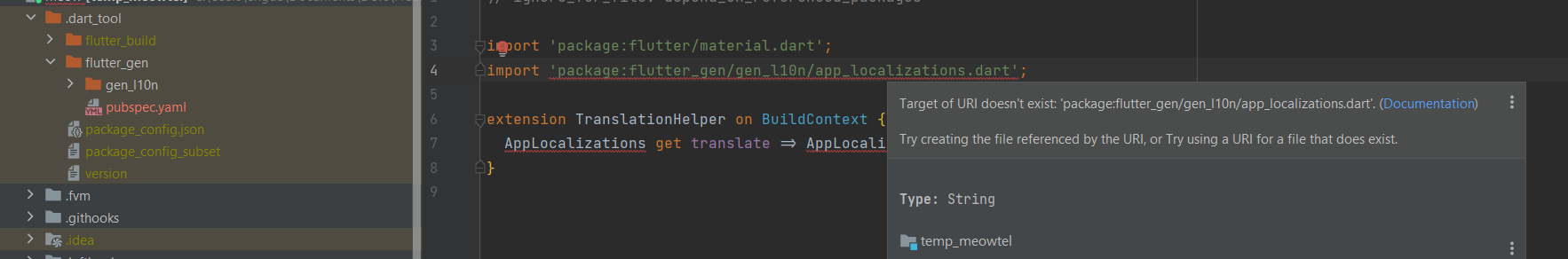 Flutter Pub Get Always Exclude Darttool Folder · Issue 102246