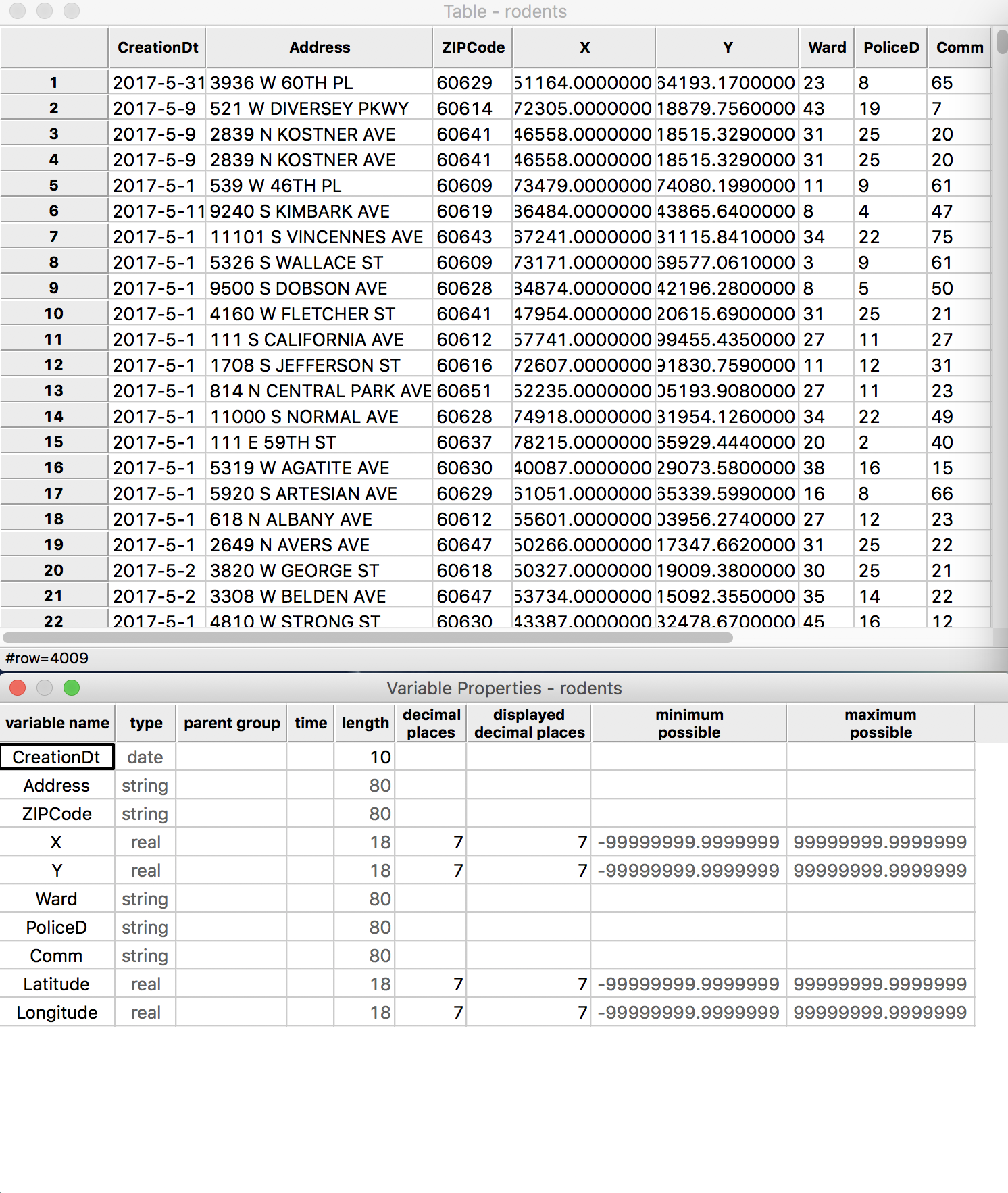 Points from Table doesn't produce any selections from which to chose variables · Issue #1145 ...