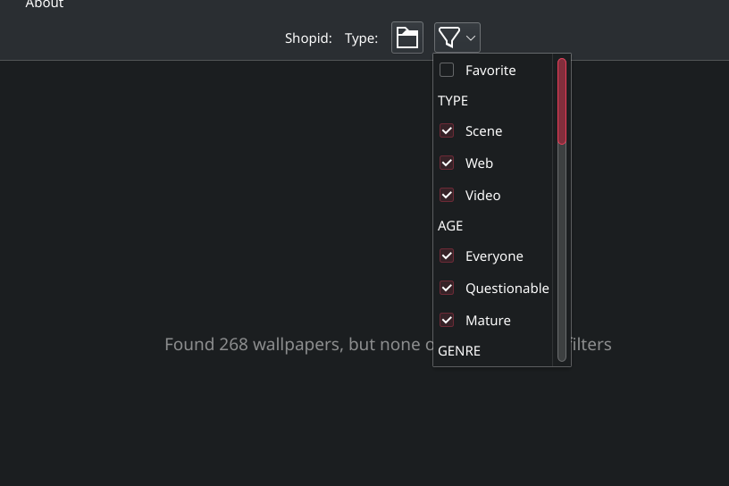 It filters out all wallpapers without even using a filter · Issue #66 · catsout/wallpaper-engine ...