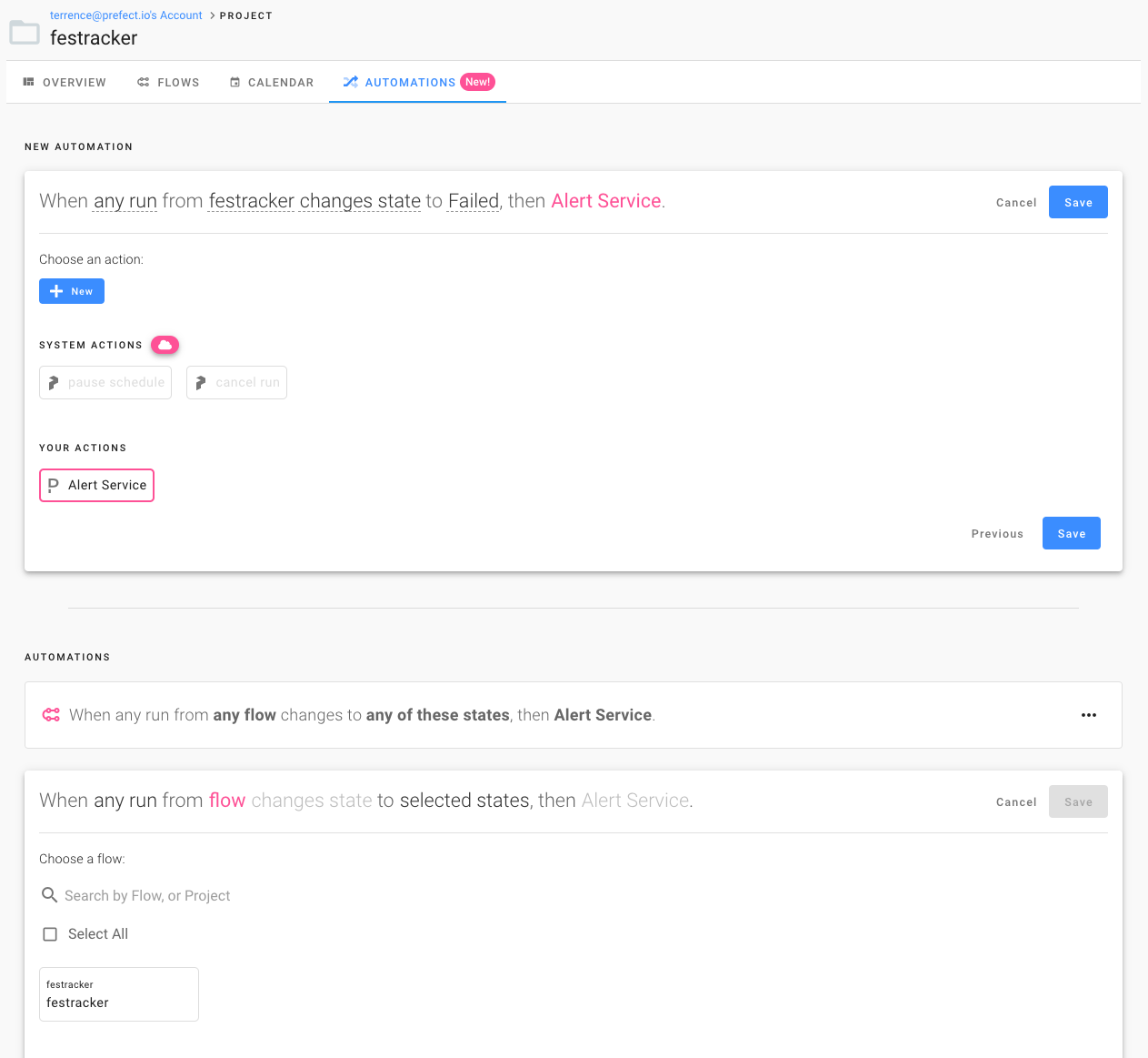 BUG: Completed automation summaries do not reflect selected options · Issue #1118 · PrefectHQ ...