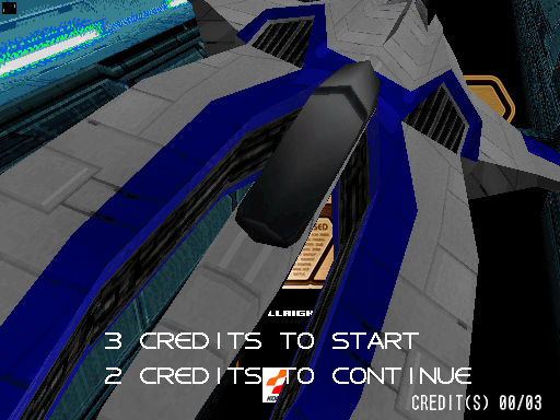 Solar Assault Revised (ver JAA), game title screen displayed ...