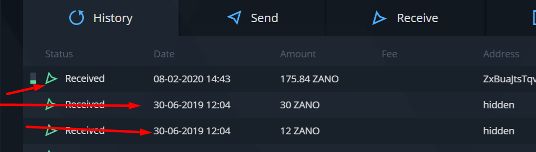 Another bug in the history tab (GUI) · Issue #156 · hyle-team/zano · GitHub