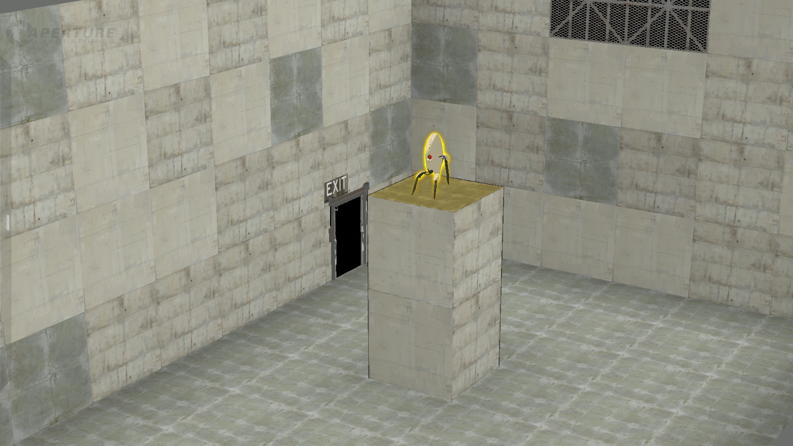 Rocket turret doesn't show up in any of the "Old Aperture" styles ...