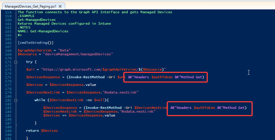 DeviceConfiguration_Get.ps1 only returns the first 1000 devices · Issue #30 · microsoftgraph ...