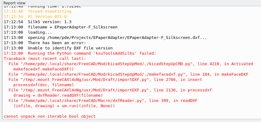 Failed To Import Dxf File · Issue 181 · Easywkicadstepupmod · Github