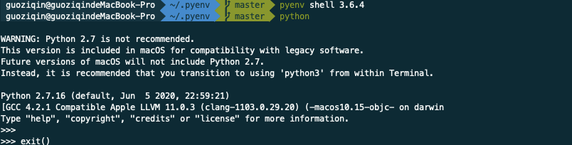 Pyenv cannot be used after being upgraded · Issue #2142 · pyenv/pyenv · GitHub