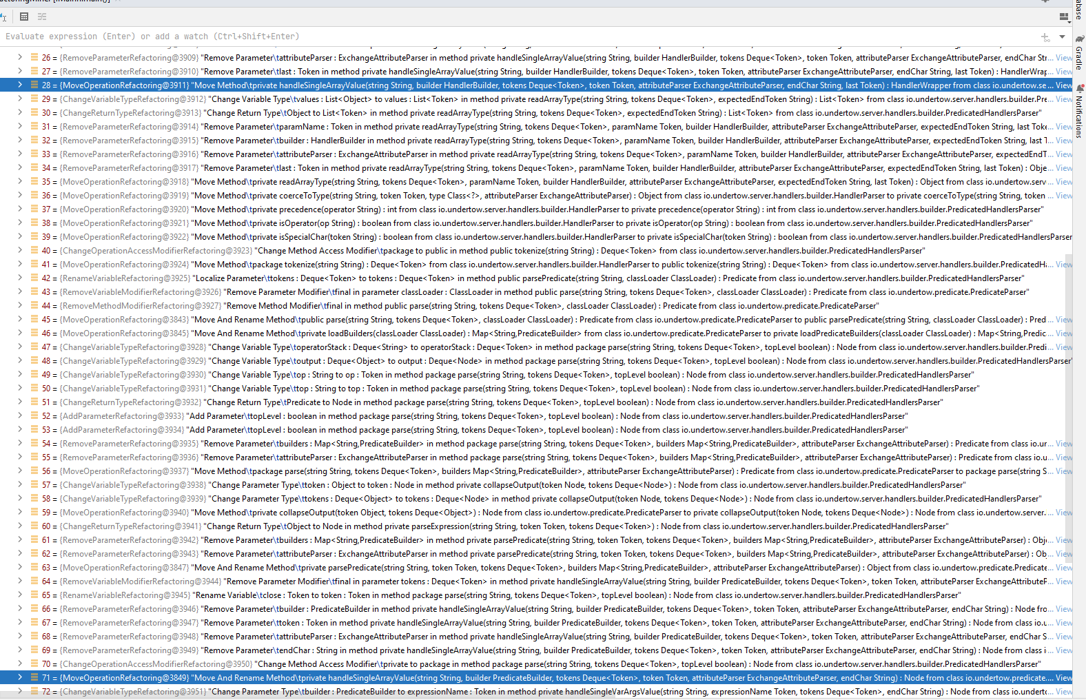 Inconsistency among the oracle and the tool · Issue #426 · tsantalis/RefactoringMiner · GitHub