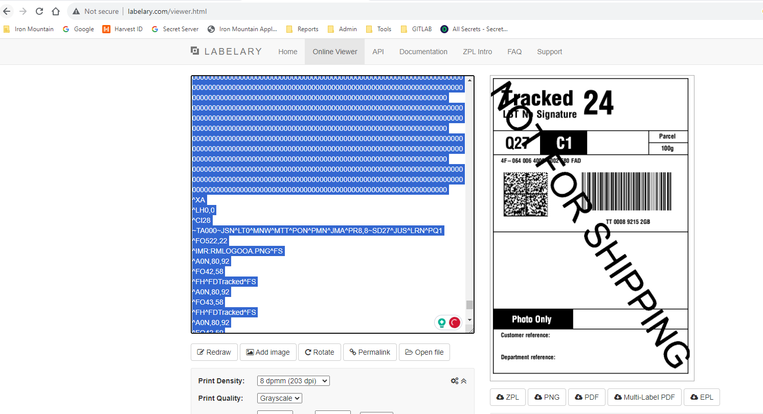 Print Zpl Bug · Issue 38 · Porreyvirtual Zpl Printer · Github 
