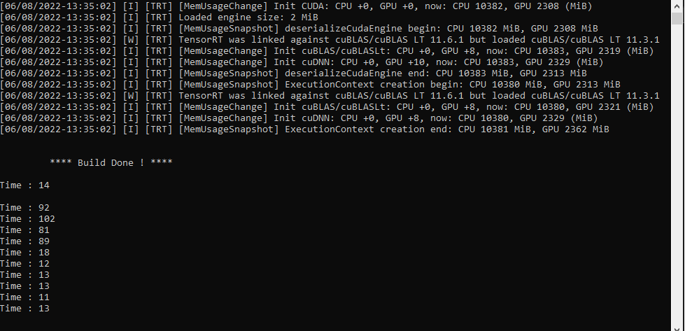 Low performance after a delay · Issue #2042 · NVIDIA/TensorRT · GitHub