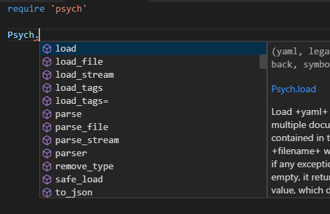 Some gems autocomplete appears incomplete · Issue #270 · castwide/solargraph · GitHub