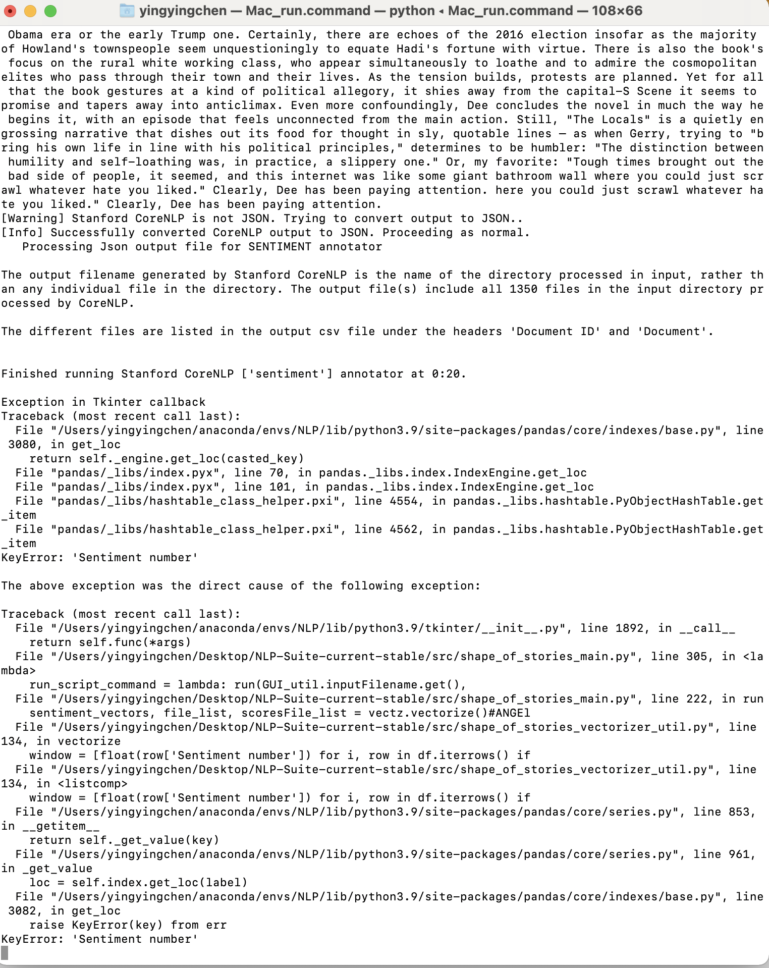 Bug Error Of Generating Graphs In The Shape Of The Story · Issue 230 · Nlp Suitenlp Suite 