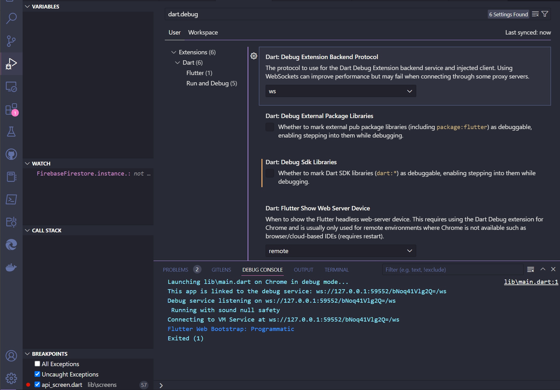 The Debugger Is Stepping Into Sdk Code Even When The Setting Is Off · Issue 4348 · Dart Code