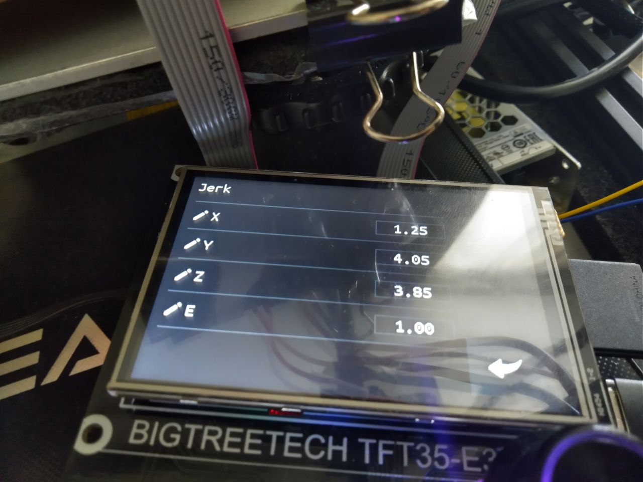 Where is jerk? · Issue #1071 · bigtreetech/BIGTREETECH-TouchScreenFirmware · GitHub