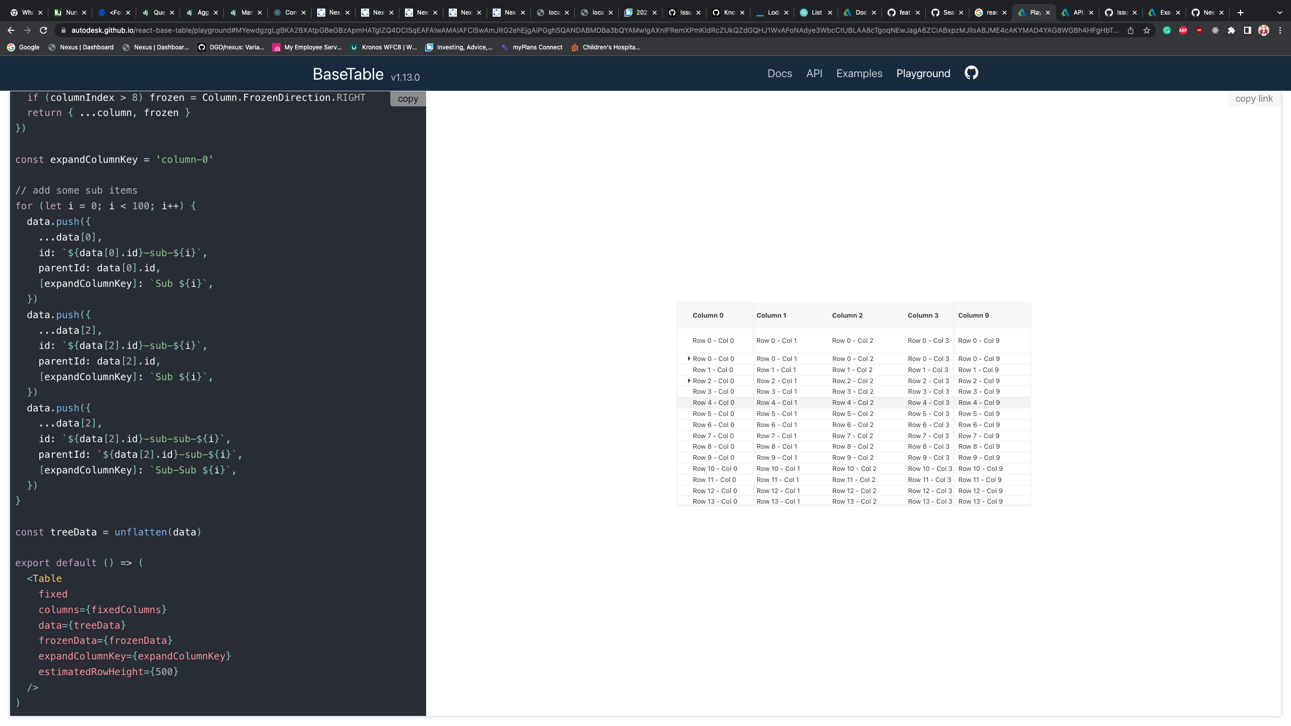 Estimatedrowheight Does Not Set The Default Height For Rows · Issue 376 · Autodesk React Base