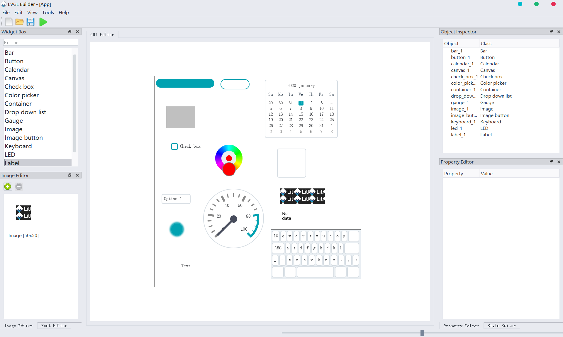 Version 7 · Issue #7 · CURTLab/LVGLBuilder · GitHub