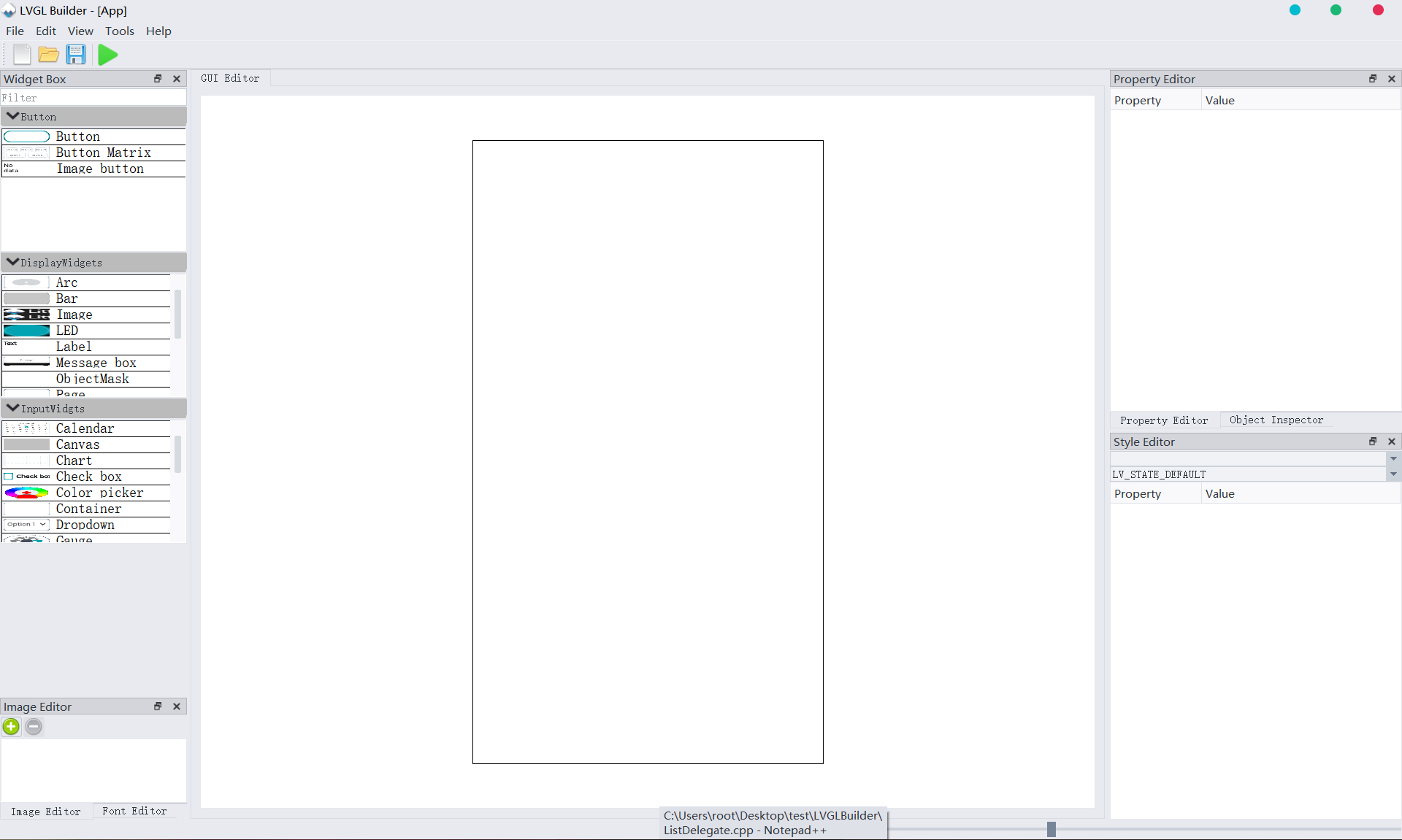 Version 7 · Issue #7 · CURTLab/LVGLBuilder · GitHub