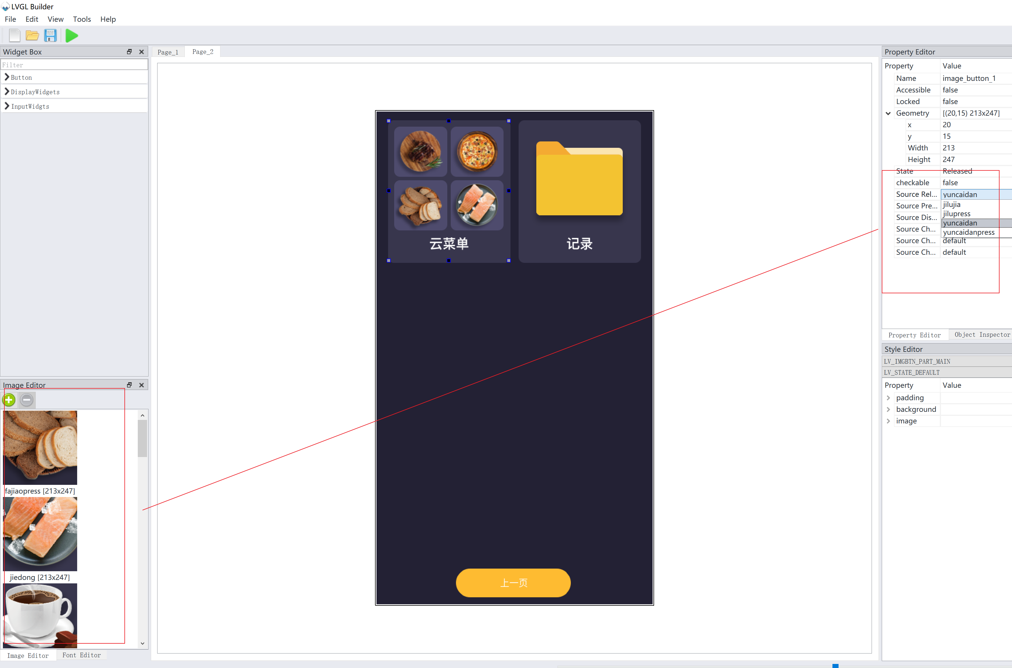 Version 7 · Issue #7 · CURTLab/LVGLBuilder · GitHub