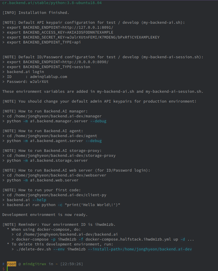 Let's make a new markdown file to save a install information · Issue #290 · lablup/backend.ai ...