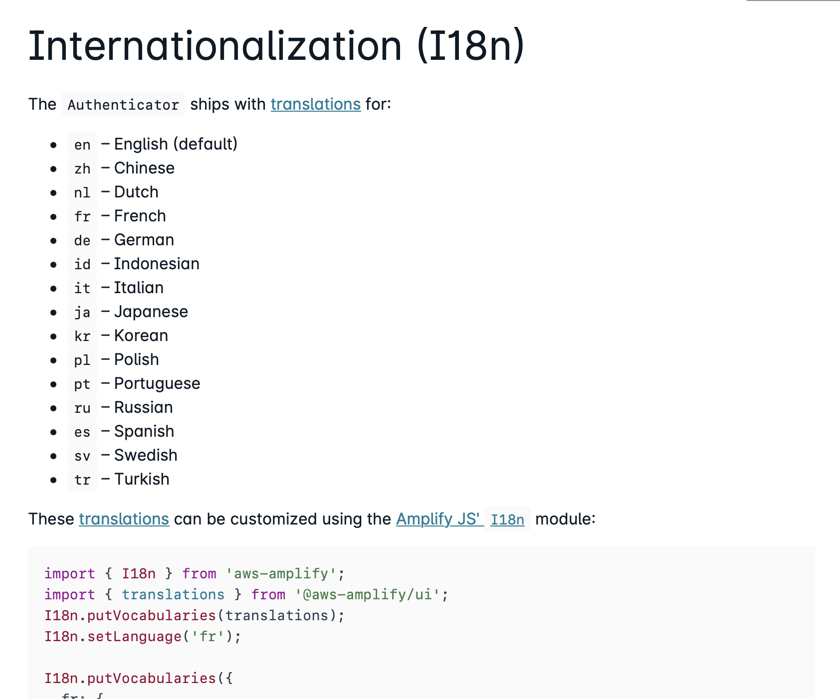 Authenticator TextField placeholders are not translated · Issue #3510 · aws-amplify/amplify-ui ...