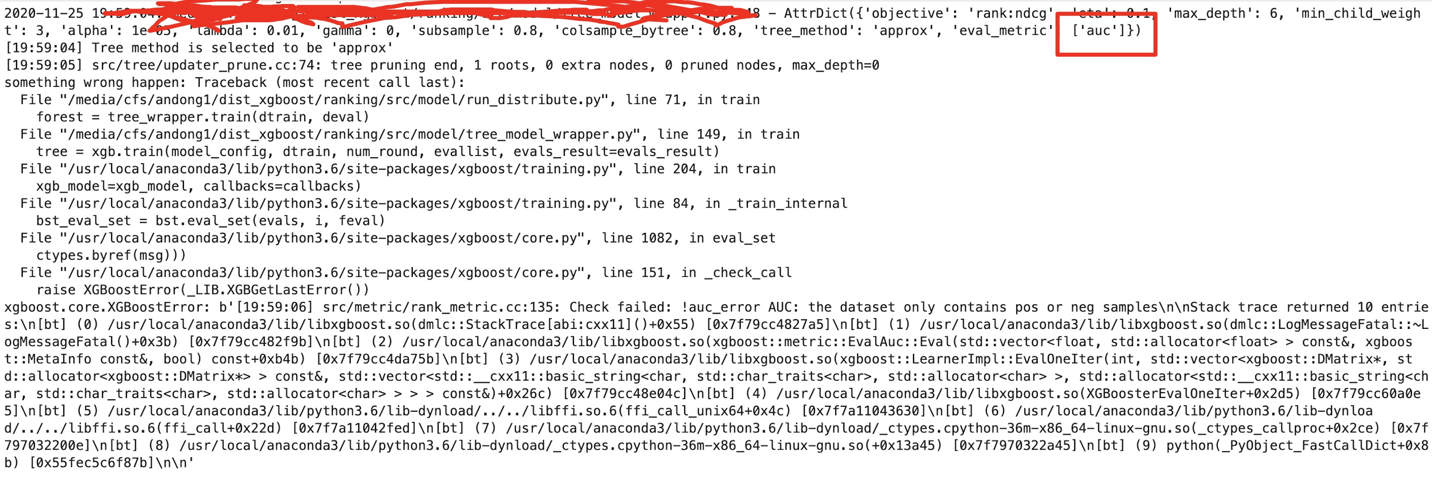 Auc Check Failed When I Do The Rank Task Using Distributed Xgboost · Issue 6428 · Dmlc Xgboost