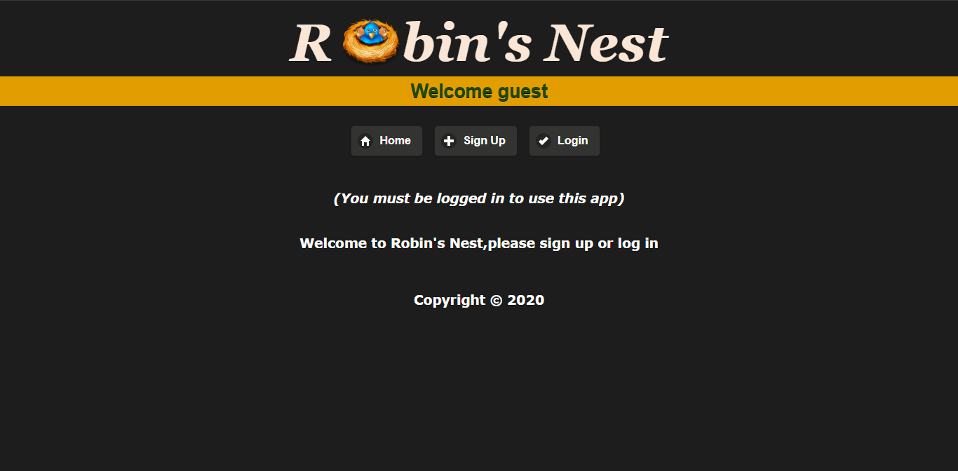 GitHub - Devnk11/Robin-s-Nest: A social Networking php web app in which ...