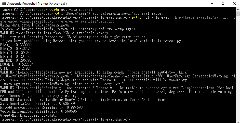 無法執行 · Issue #85 · Maluuba/nlg-eval · GitHub