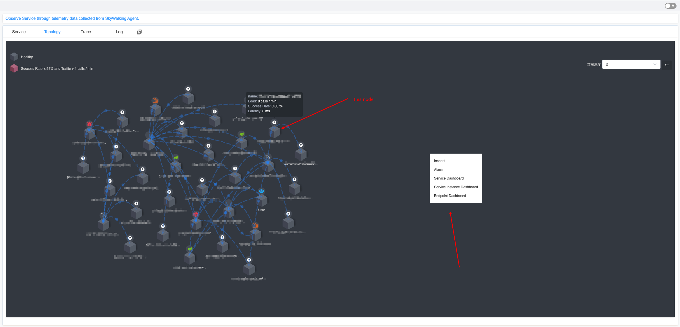 [Bug] Click the topology node to appear in the wrong position of the menu · Issue #10457 ...